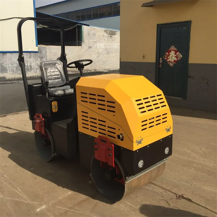 1t Hydraulic Ton Roller Compactor Vibratory - Buy 1 Ton Roller ...
