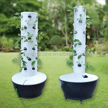 Vertical Column Hydroponic Aeroponic Planting System Aeroponic Tower ...