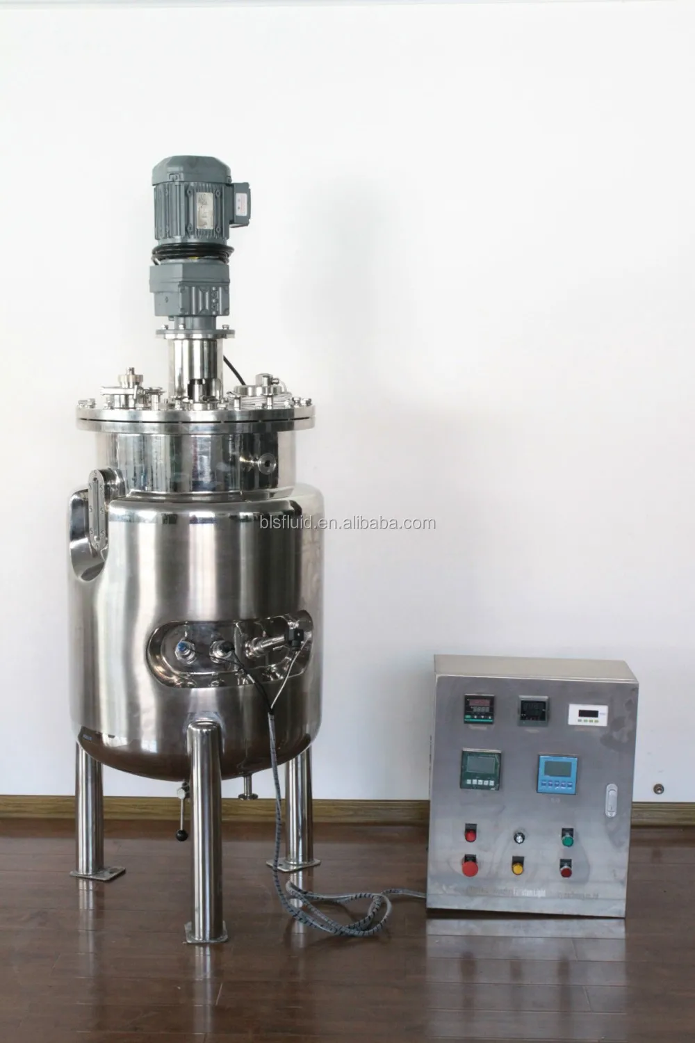 Stainless Steel Industrial Batch Electric Power Fermentation Reactor ...