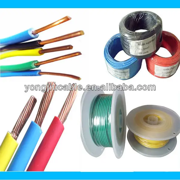 1.5mm 2.5mm 10mm Copper Core Red Color Electrical Wire / Cable / Cable ...