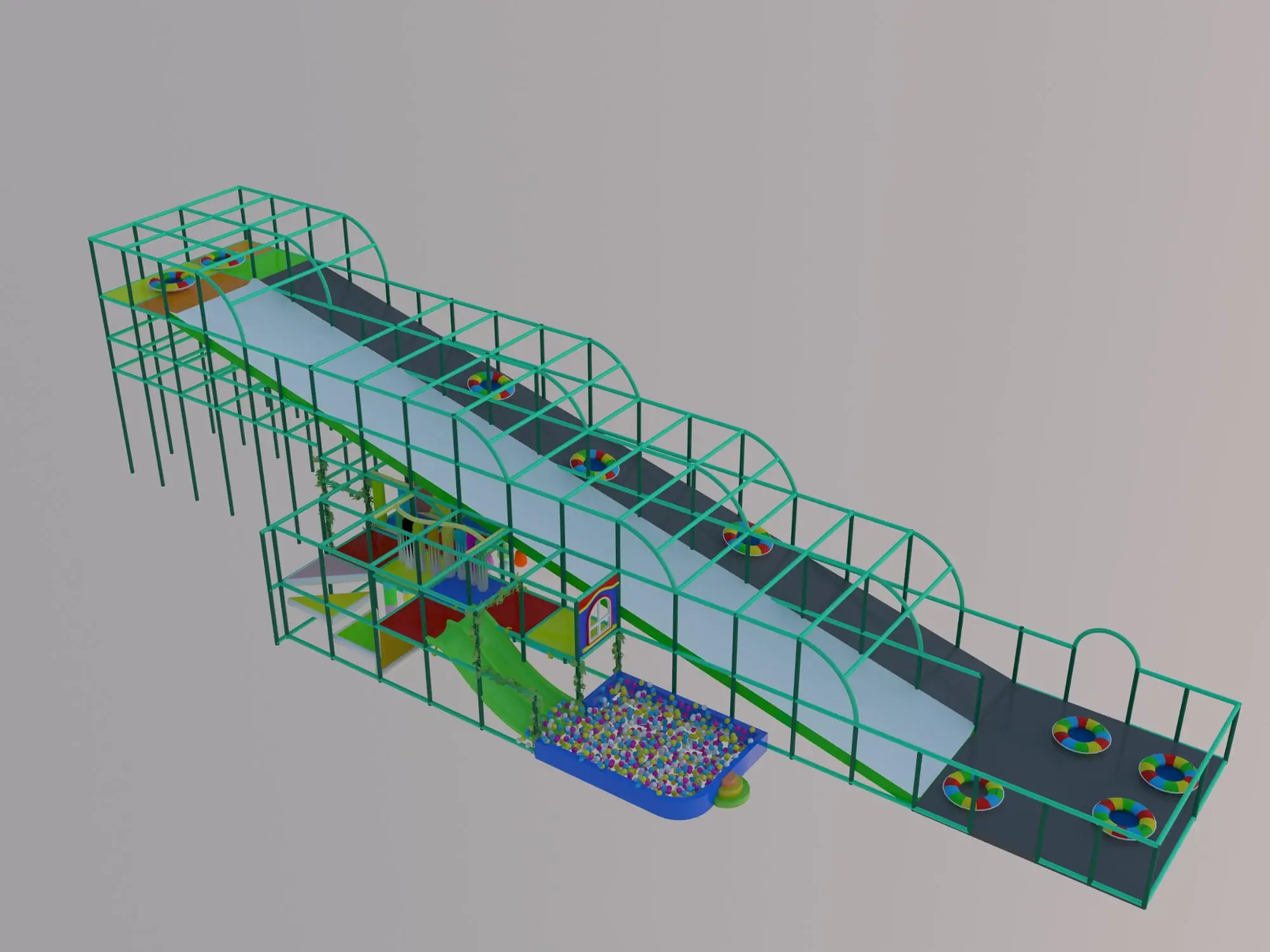 Indoor Playground Tube Slides Indoor Play Structures - Buy Indoor ...