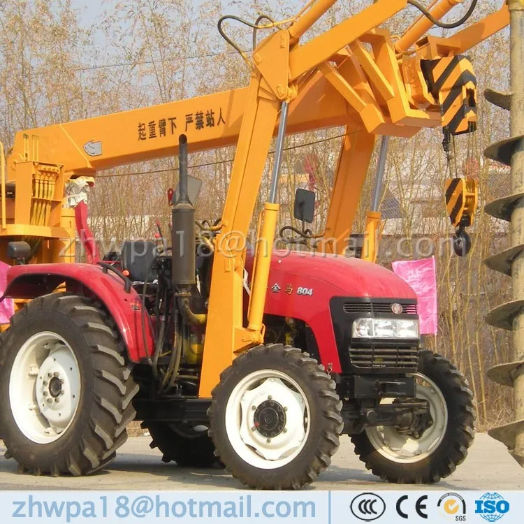 2015 New Type Pole Digger & Pole Erection Motors Handling Cranes - Buy ...