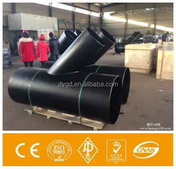 45 Degree Y Branch Pipe Fitting Lateral Tee Welding Reducing Tee ...