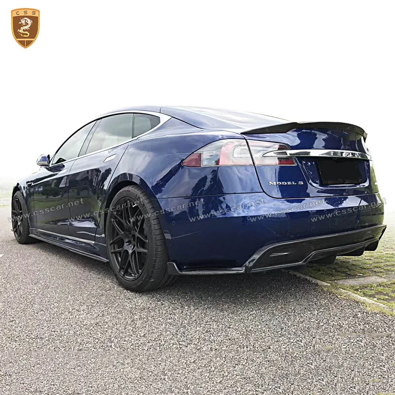 For Tesla S Change To Rezport Carbon Full Car Body Kit 2017 New Model S ...
