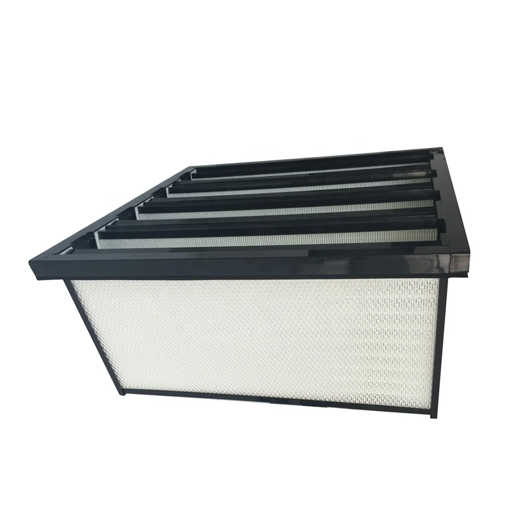 24x24x12 V Bank Filter With Plastic Frame - Buy V Bank Filter,Air ...