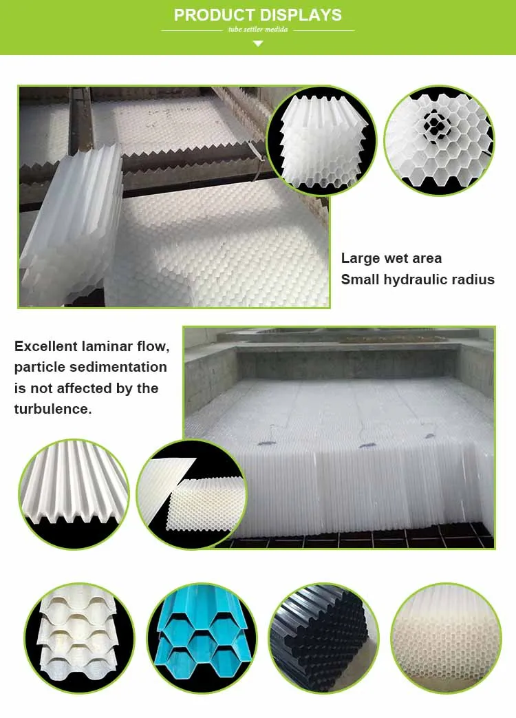 Hexagonal Tube Lamella Sheets - Sedimentation Modules