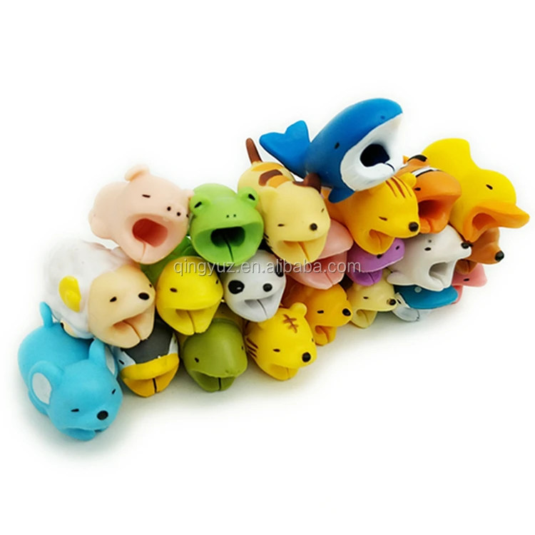 Popular Usb Cable Bites Accessory For Mobile Phone Opp Bag Cute Cartoon ...