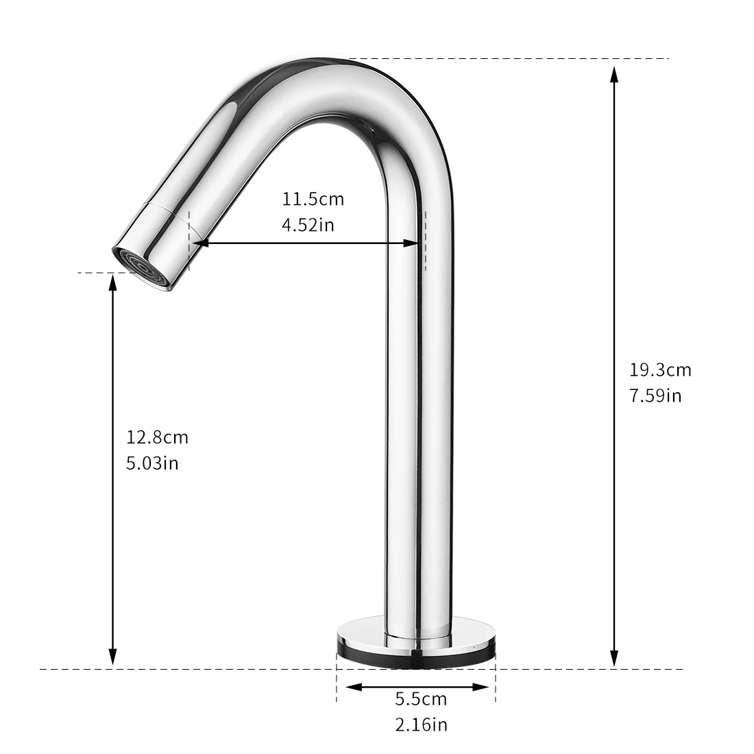 Touch Infrared Wash Basin Mixer Automatic Sensor Basin Faucet - Buy ...