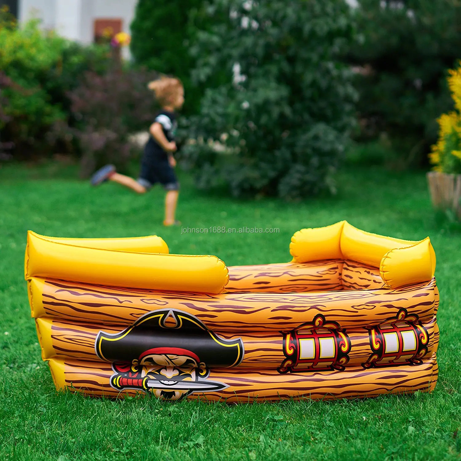 Inflatable Pirate Ship - Perfect for Beach Parties & Bbqs