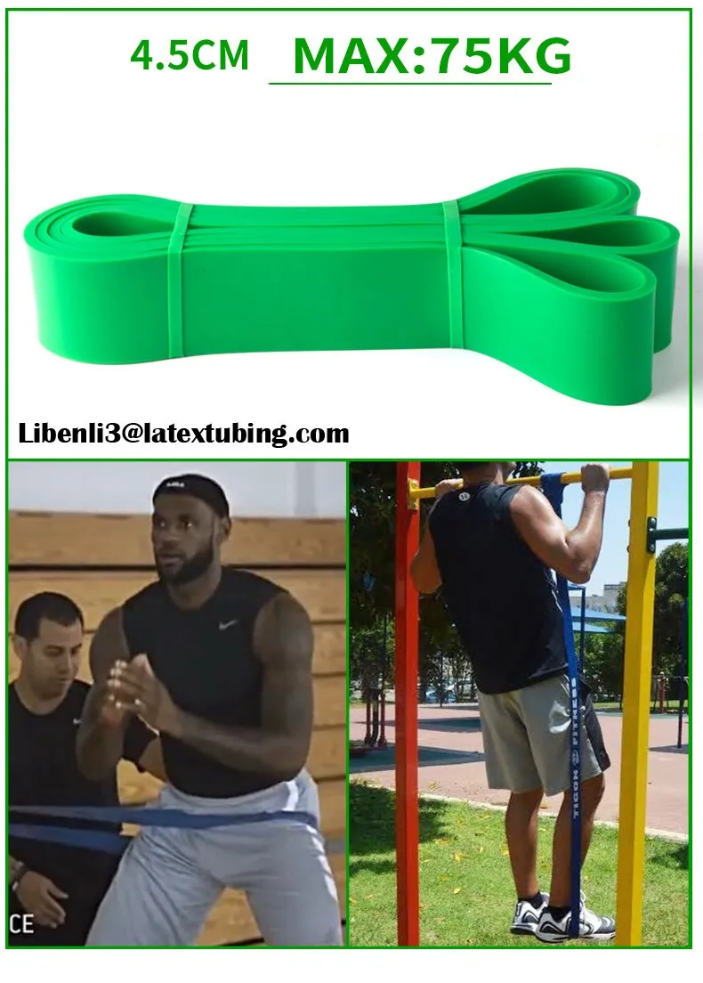 Powerlifting Stretch Heavy Duty Exercise Pull Up Assist Band For Gym ...