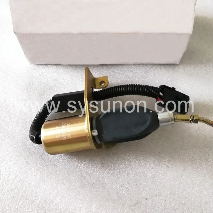 24V Fuel Pump Solenoid 5346207 for Diesel Engines 6BT, 6CT, ISL