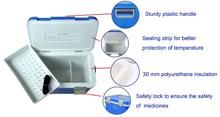 Vaccine Transport Carrier Cooler Box For Vaccine - Buy Vaccine ...