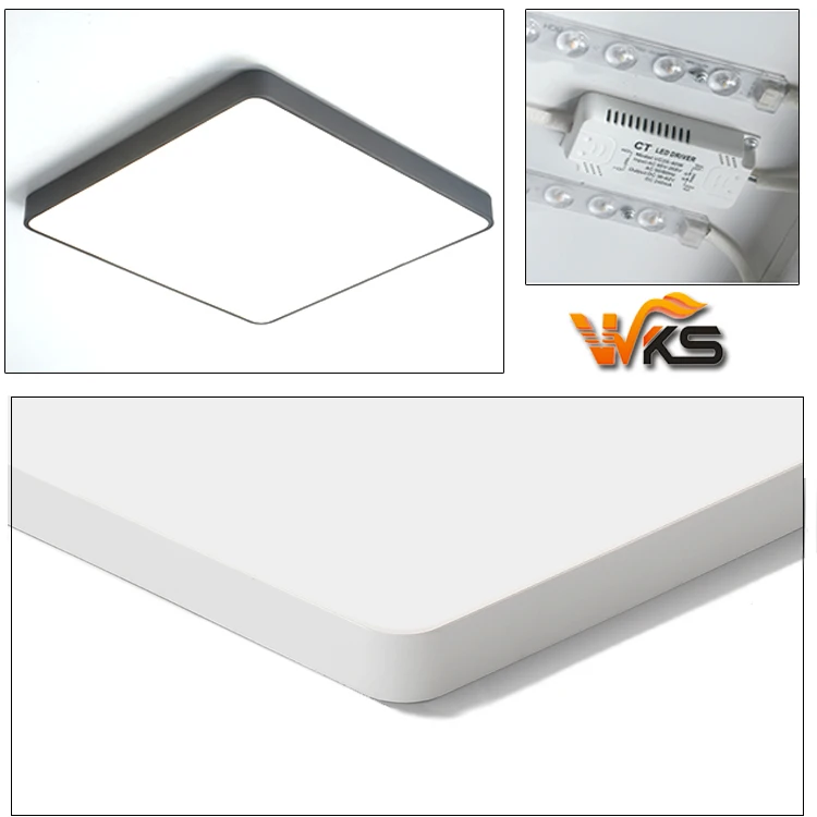 Flat Ultra Thin Square LED Ceiling Light - Modern Lamp