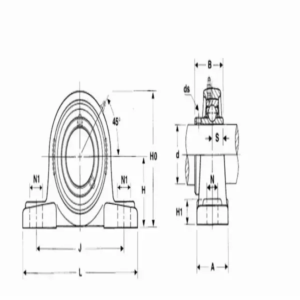 2 7/16" Shaft Size Pillow Block Bearing Ucp212-39 - Buy Pillow Block Bearing,Insert Bearing ...