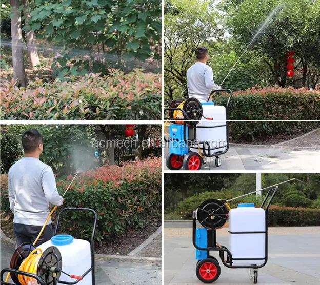 60l Wheelbarrow Four Wheel Electric Sprayers Agricultural Spraying ...