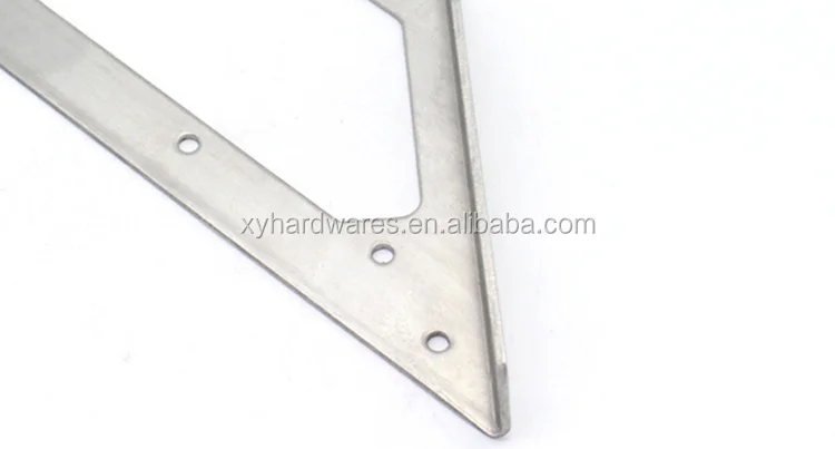 Custom Metal Triangle Corner Reinforce Stair Wall Beam Support Bracket ...
