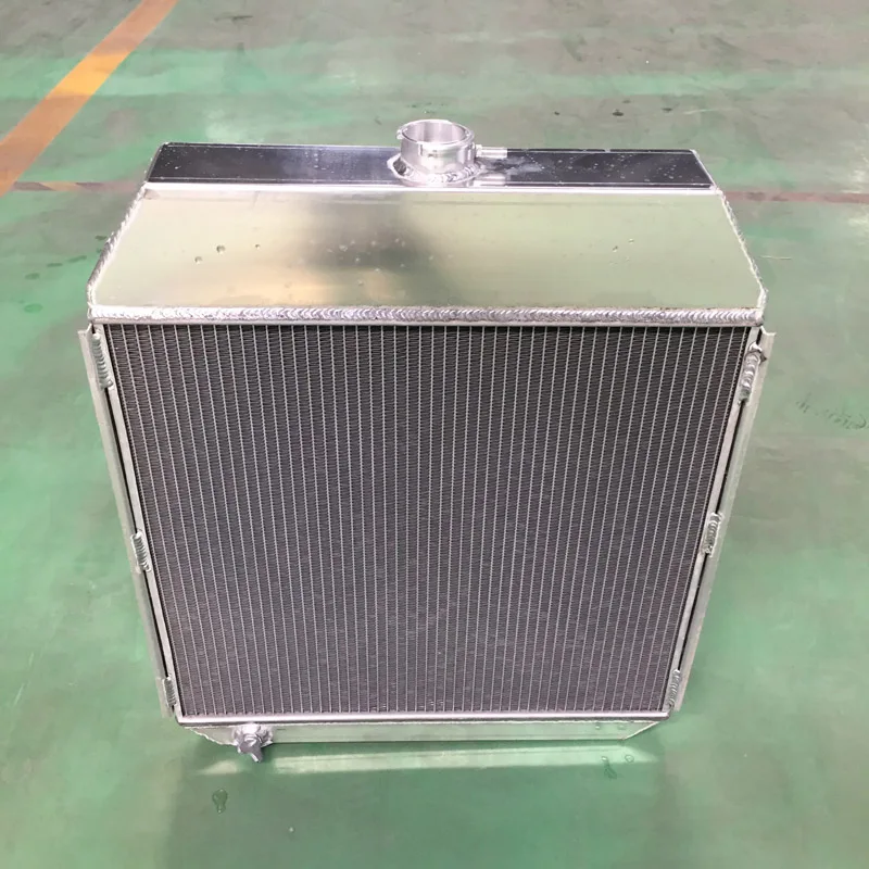Heavy Duty 4 Rows 70mm Thick Core All Aluminum Auto Tractor Radiator ...