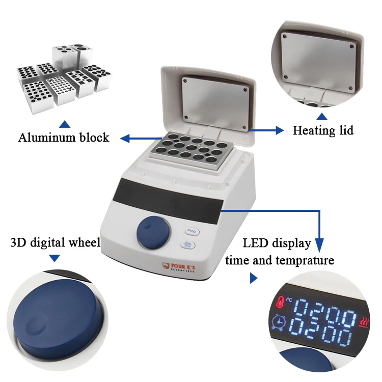 Factory Supply Mini Dry Bath Incubator For Tubes Heating Laboratory Dry ...