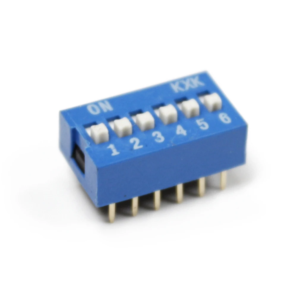 Hight Quality Right Angle Dip Switch 6 Pin Dip Switch - Buy 6 Pin Dip ...