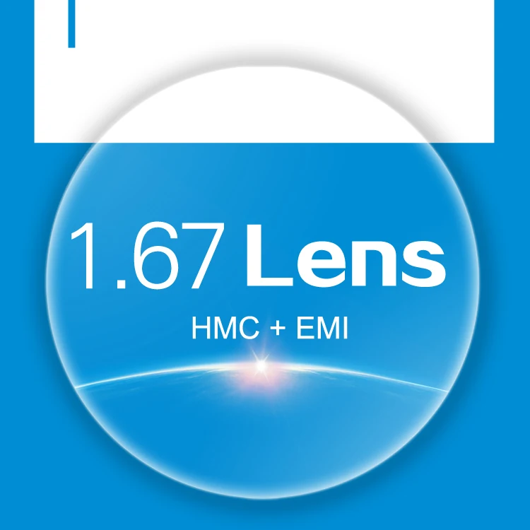 1.67 Hmc Lens Hot Sale Products Ar Optical High Index Single Vision ...