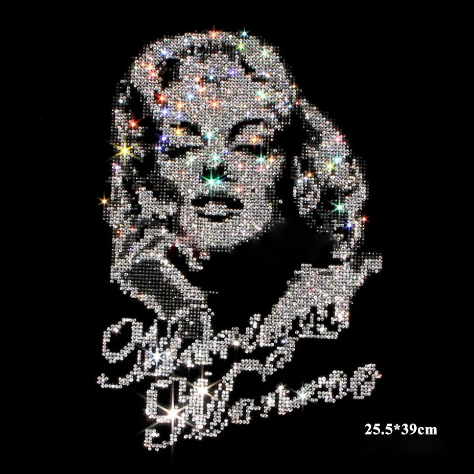 Custom Hot Fix Rhinestone Transfer Motif For Girls T Shirt - Buy T ...