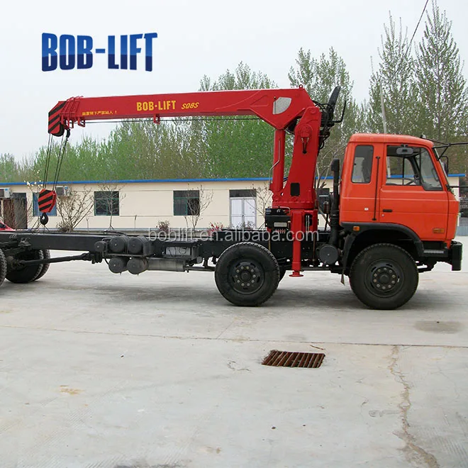 Hydraulic Boom Truck 8 Ton Load Chart Crane - Reliable Heavy Lifting ...