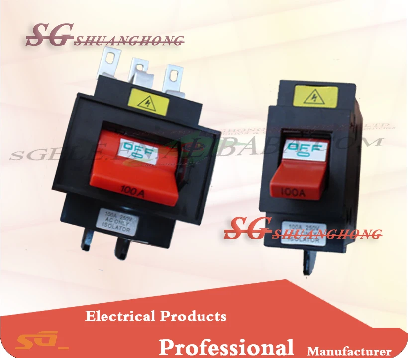 100a Isolator Switch Main Switch Isolator Switch 3 Phase - Buy Isolator ...