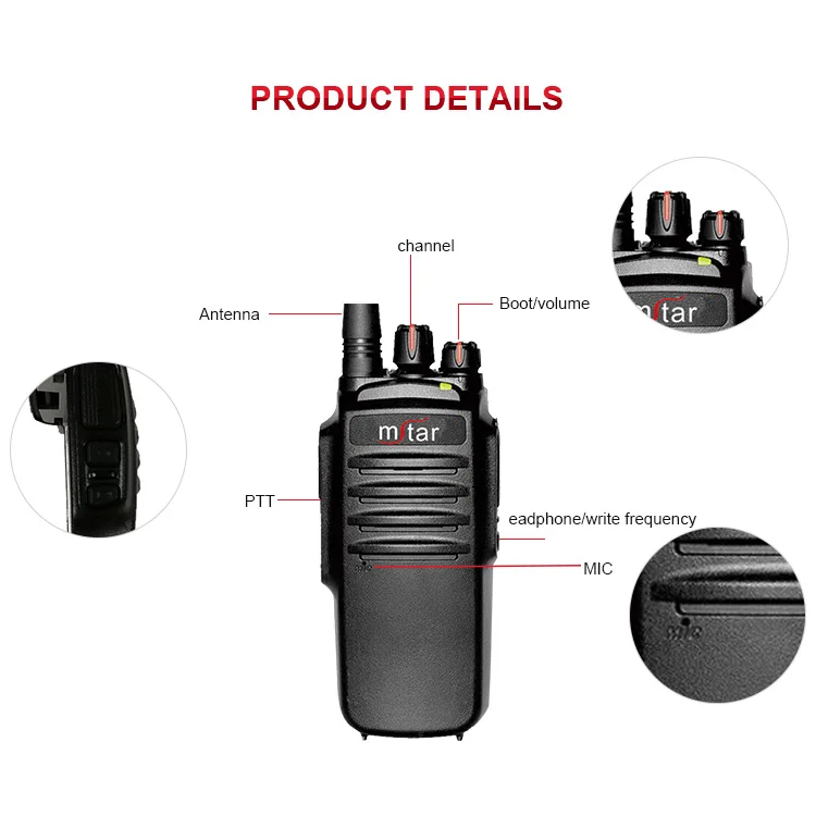 Mstar M8 Ham Professional Cb Radio Station Transceiver 5w Vhf Uhf ...