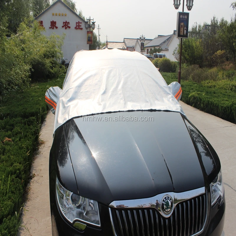 Magnetic Half Car Cover,Dust-proof And Waterproof Car Cover,Anti ...
