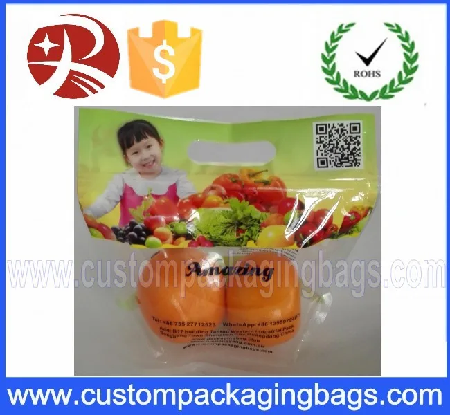 Clear Plastic Fruit Laminated Bunch Bag Slider Zipper Bags Apple ...