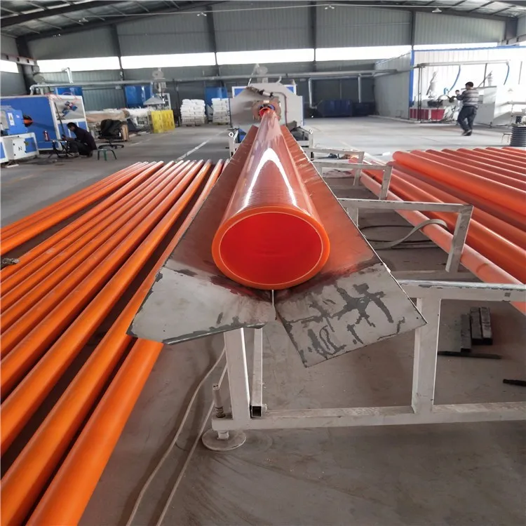 Orange MPP Underground Electrical Cable Conduit Pipe