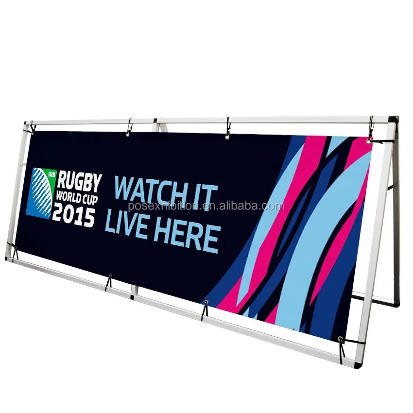Outdoor Horizontal Banner a-Frame - Sideline Banner Frames
