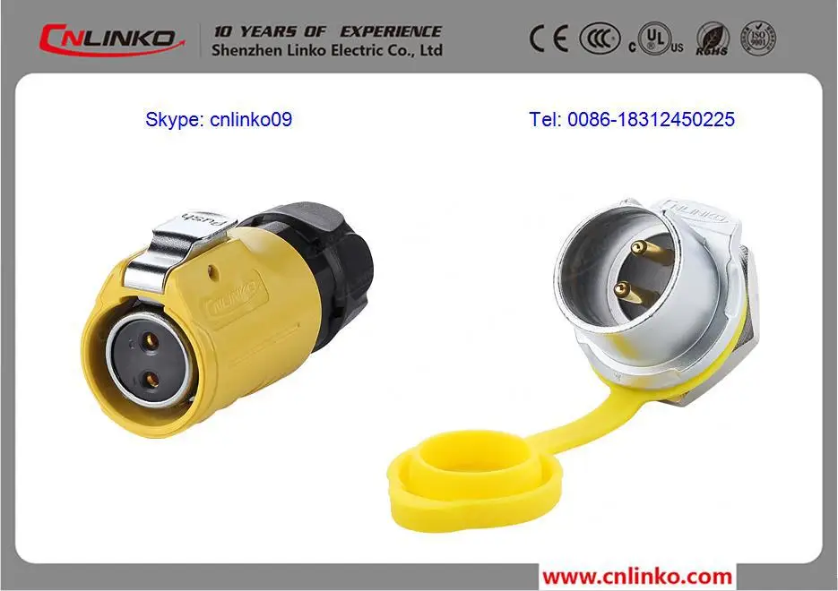 Banco De La Energía Módulo 2 Pin Female Plug Socket Amp Electrical Pin ...