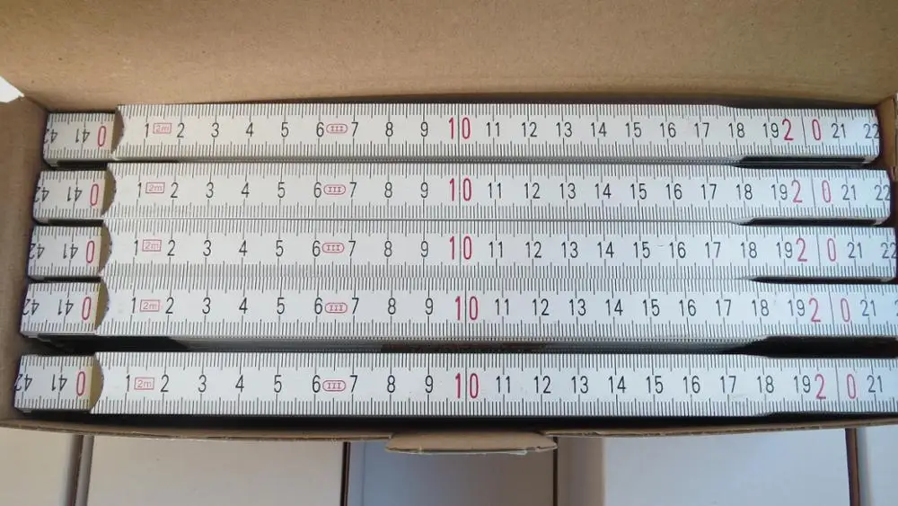 6 Feet Ruler - Customizable Gift Promotional Wood Folding Ruler