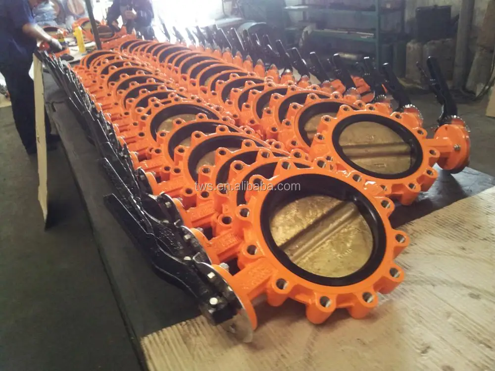 Dn400 Lug Butterfly Valve Gearbox With Chain Wheel - Buy Lug Butterfly ...