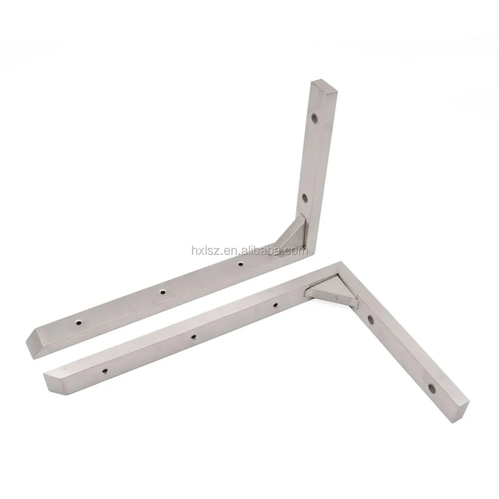Stainless Steel Square Tube Wall Shelf Bracket From China Manufacture ...