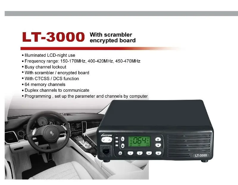 Long Range Intercom System LT-3000 - 100km Walkie Talkie