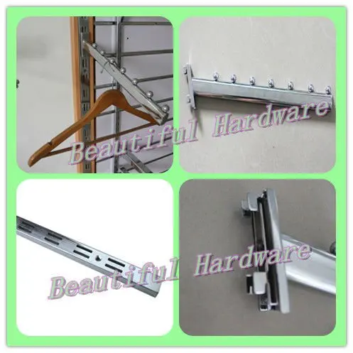 Clothes Display Shelf Bracket Fix Twinslot Upright - Buy Clothes ...