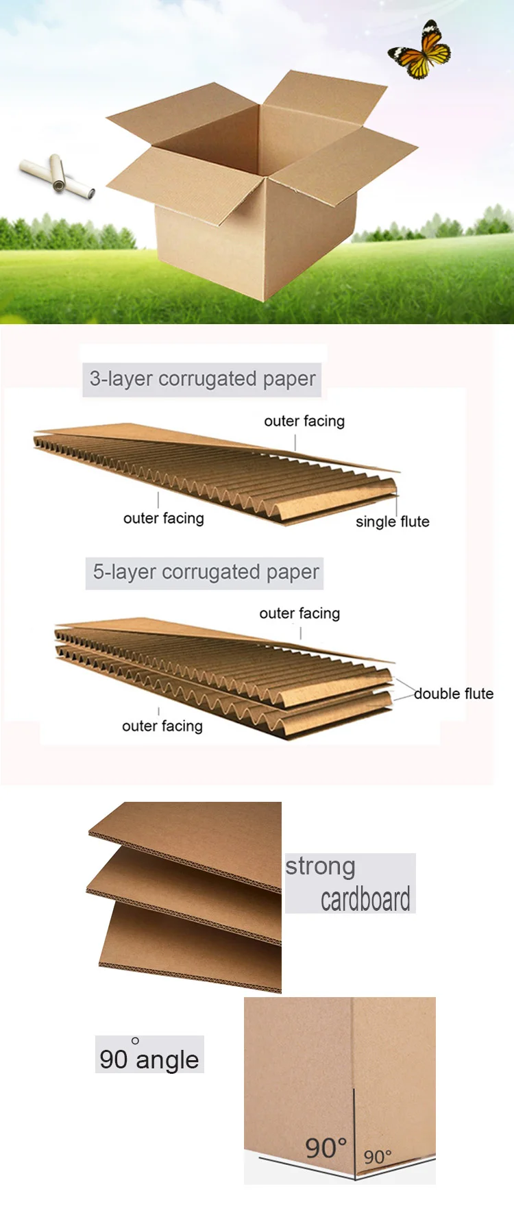 Professional Printing Color Shipping Packing Carton Boxes With Custom ...