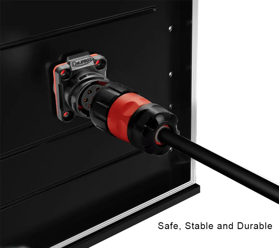 Ip67 Waterproof Panel Mount Circular Electric 9 Pin Plug And Socket ...