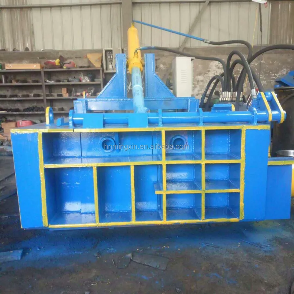 Mobile Hydraulic Aluminum Can Scrap Metal Press Compactor Baler Machine ...