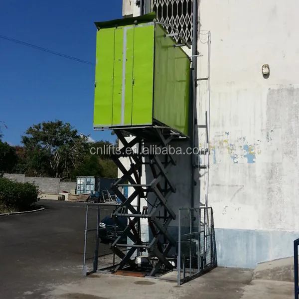 Outdoor Hydraulische Schere Lastenaufzug Aufzug Für Lager - Buy Outdoor ...