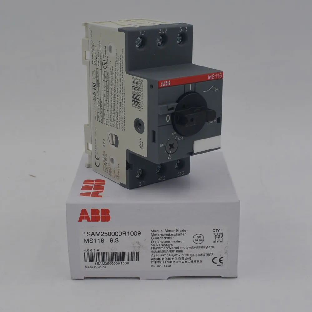 Ms116 Mpcb Ms116-4 Manual Motor Starter Guardamotor Asea Brown Boveri ...