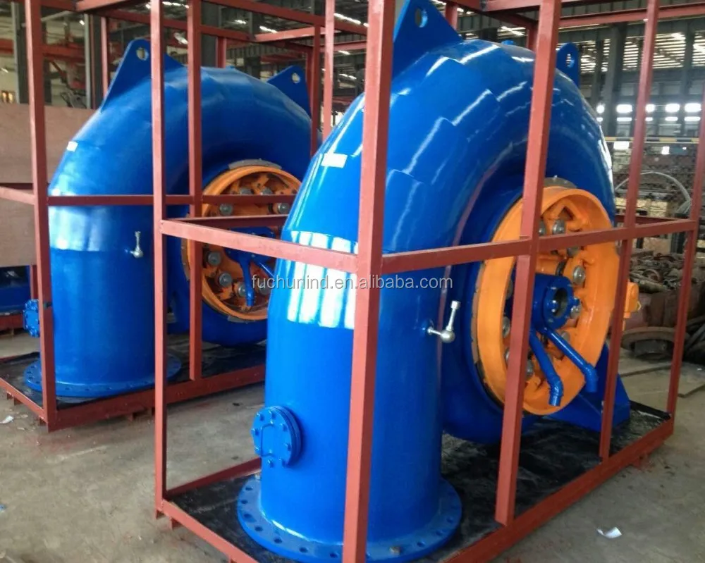 2x350kw Small Water Turbine Electric Generator/ Micro Hydro Turbine ...