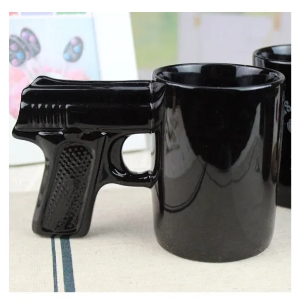 Gun Pistol Shaped Ceramic Tea Coffee Mug Cup - Buy Pistol Mug,Ceramic ...