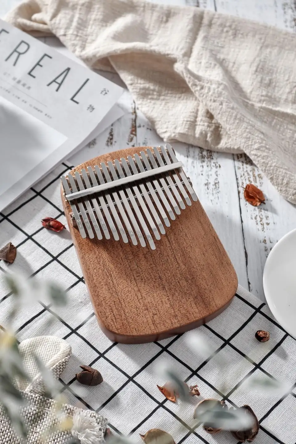 Instrumento Australia Full Solid Mahogany Single Board 17 Keys Plate ...