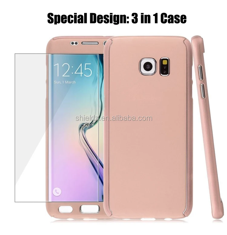 Shockproof Phone Case For Samsung Galaxy S6 360 Degree 3 In 1 Hard Pc ...