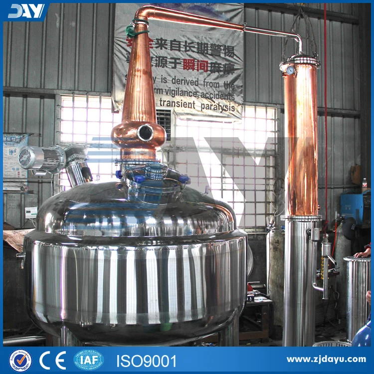 500 Gallon Copper Pot Still Distillation Equipment - Buy Pot Still ...