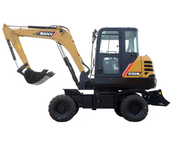 SANY SY65W Wheeled Excavator - High Efficiency & Durability