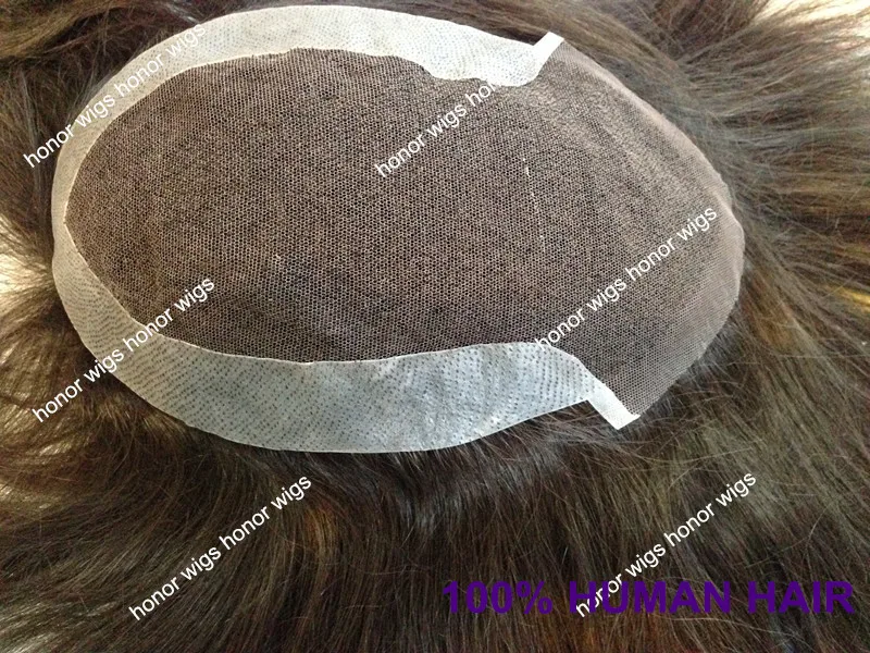 Custom Women's Toupee Two Pieces #1 14inches Length U Part Thin Skin ...